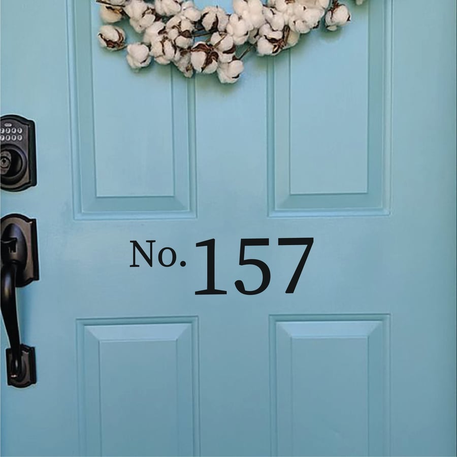 HOUSE NUMBER - Front Door LetterBox Post Box Ho... - Folksy