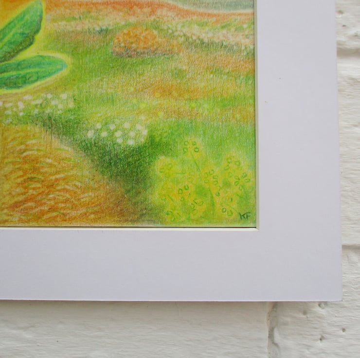 Rhododendron, Skipness Beach - Original Coloure... - Folksy