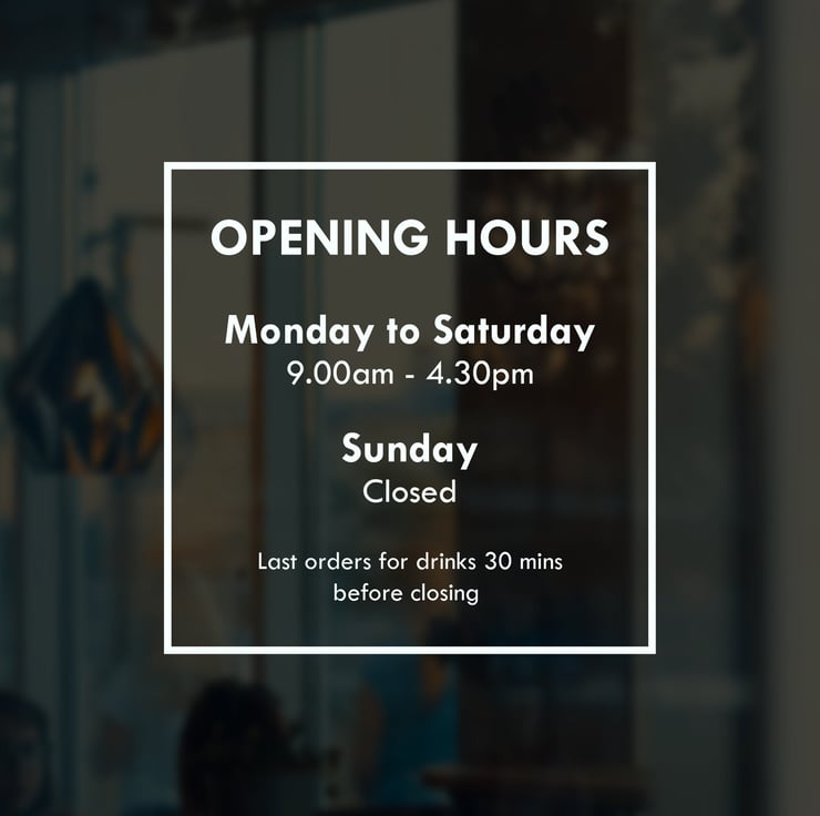 OPENING HOURS - Business Shop Owner Open Closed... - Folksy