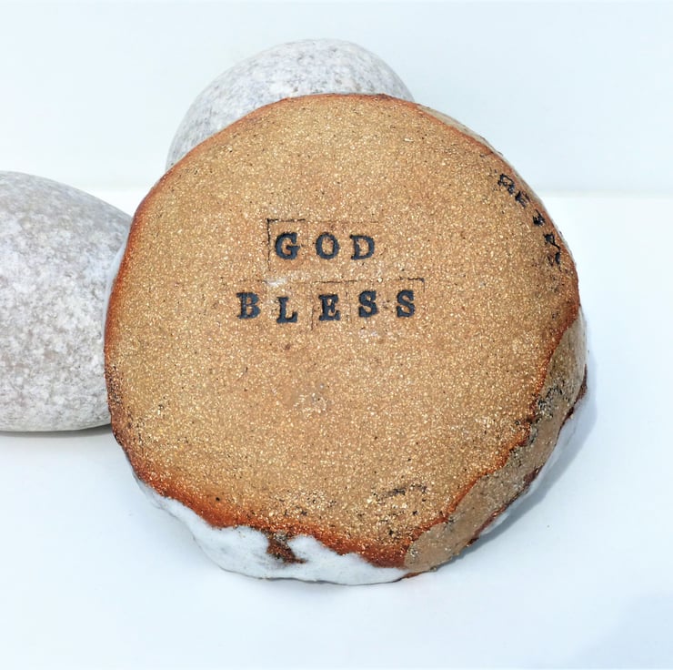 God Bless Sculptured Bowl -Baptism, Christenin... - Folksy