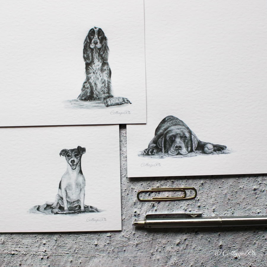 Mixed Dog Letter Writing Paper Set Designed By ... - Folksy