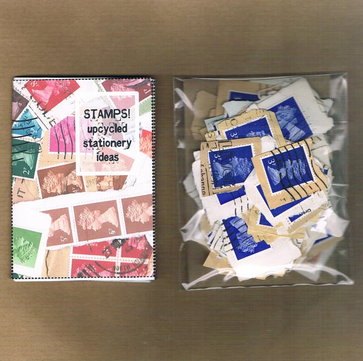 FEELING BLUE Upcycling Craft Set - Mini Zine &a... - Folksy