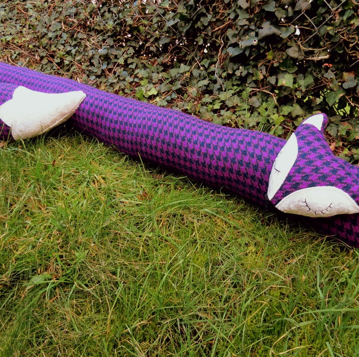 Fox draught excluder. Extra long draft exclude... - Folksy