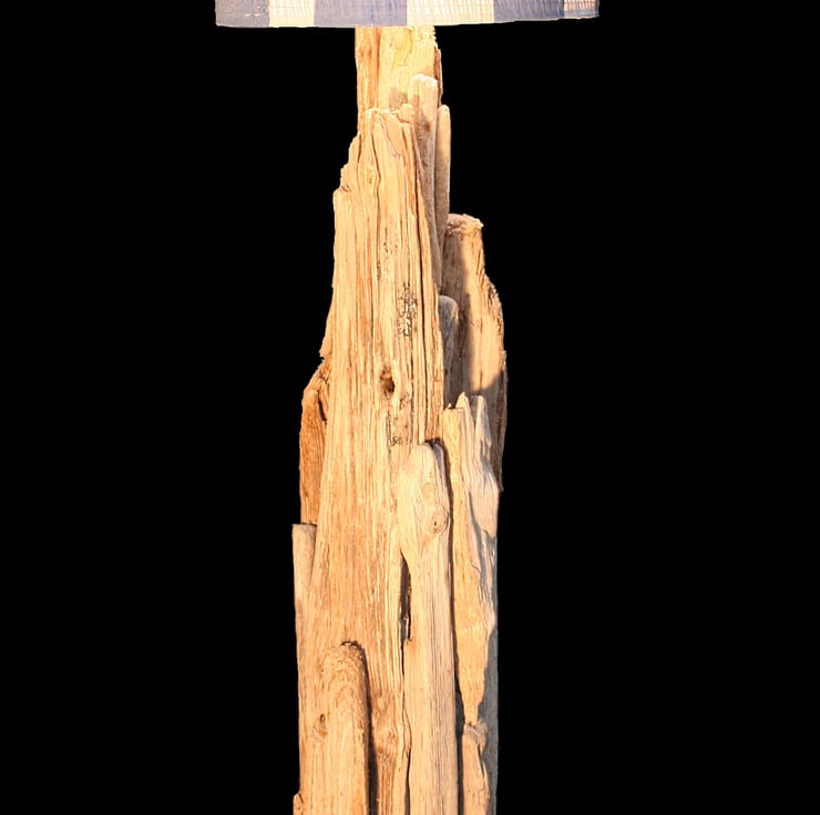 Driftwood Floor lamp, Drift wood floor standing... - Folksy