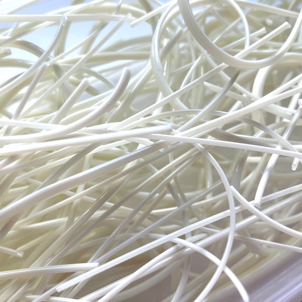 200g French Vanilla Bullseye 90 coe glass Vitri... - Folksy