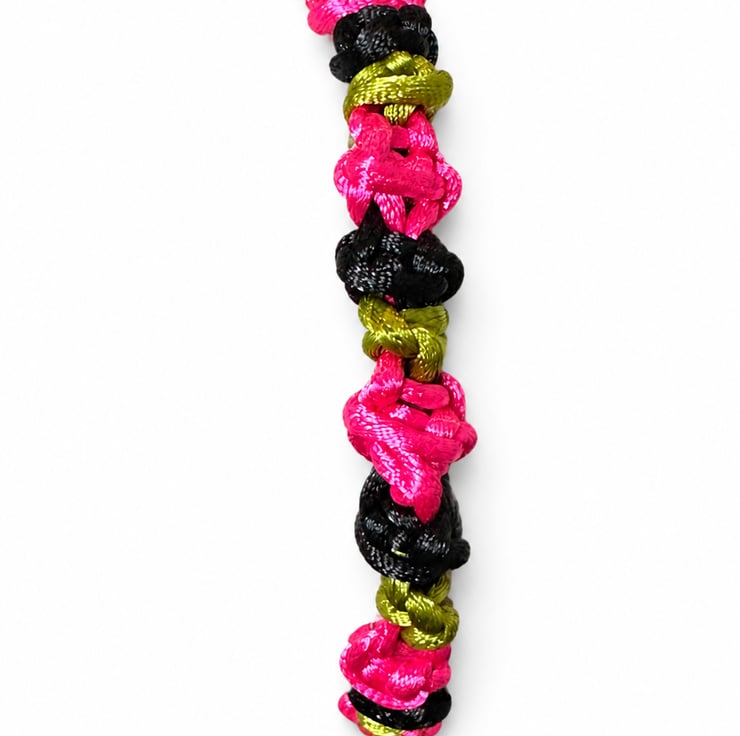 Pink black and green romantic 'Rose Bud' bracel... - Folksy