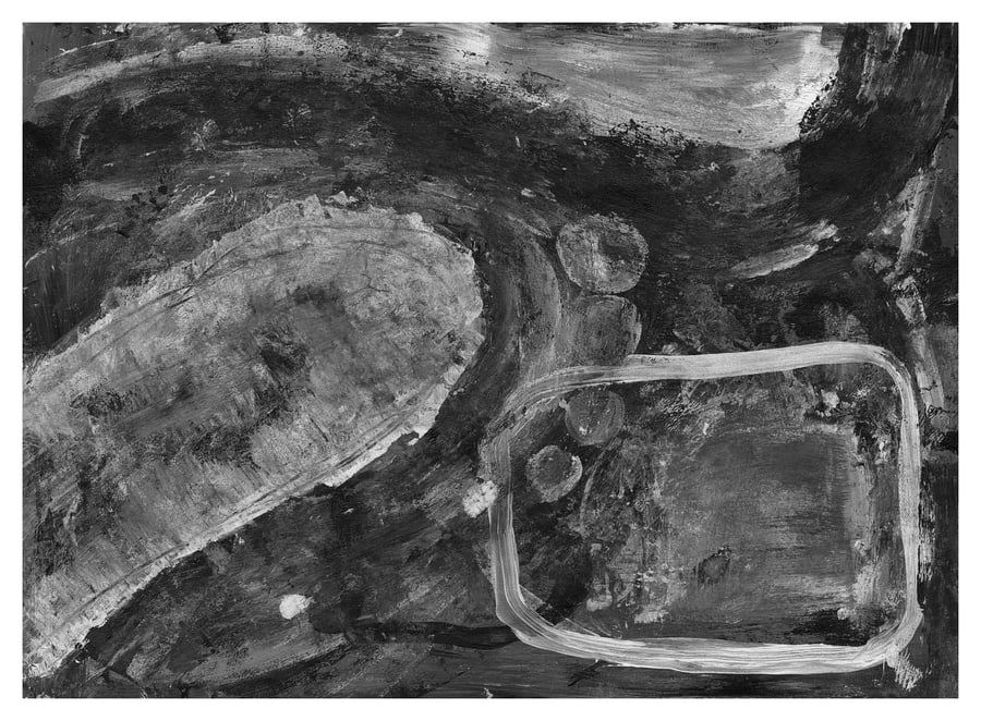 Jeru - digital limited edition grey scale print - Folksy