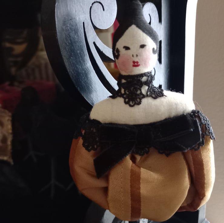 Unusual 'Mabel' Victorian rag doll hanging lave... - Folksy