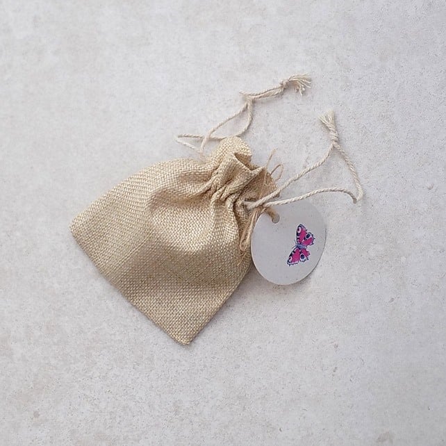 Painted Stone 'Comma Butterfly Caterpillar' - Folksy