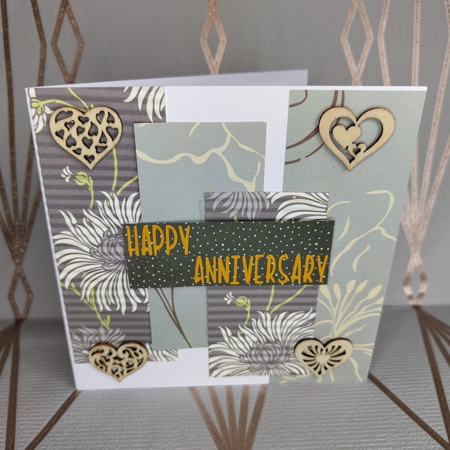Bespoke Anniversary Card - Folksy