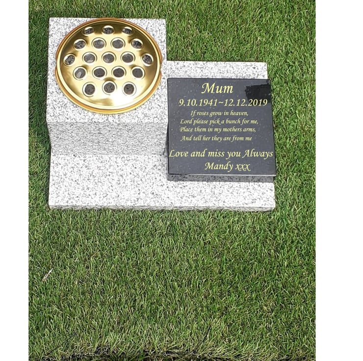 Cemetery Grave Headstone Memorial Grave Plaque ... - Folksy