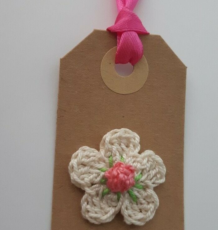 Handmade Gift Tags - Vintage Style - Crochet f... - Folksy