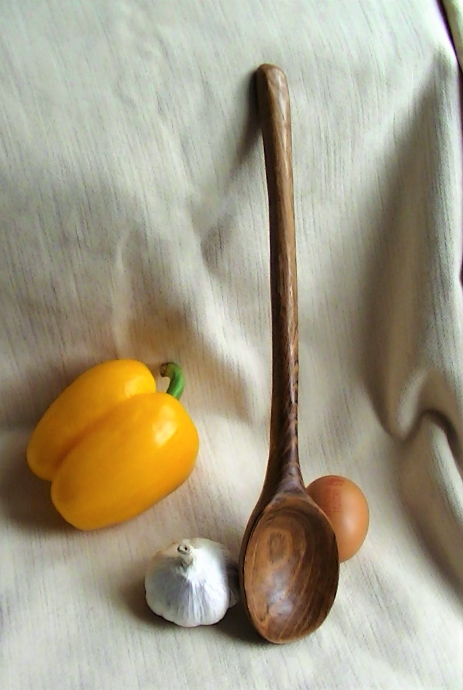 Handcarved Oak Welsh Cawl Spoon - Folksy
