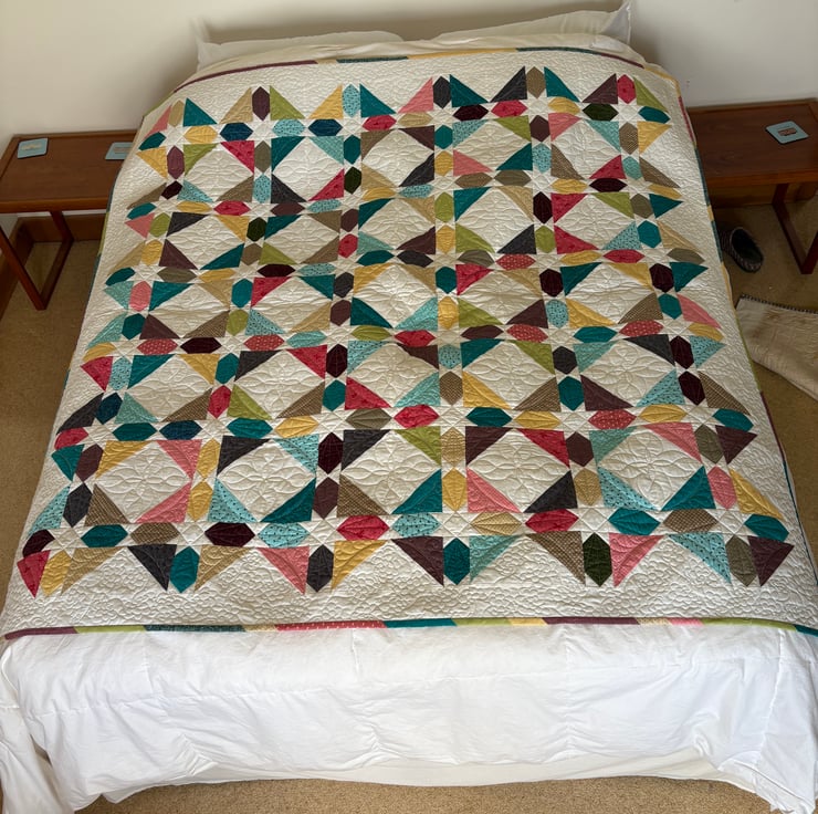 Handmade Patchwork Quilt 'Missy' - Folksy