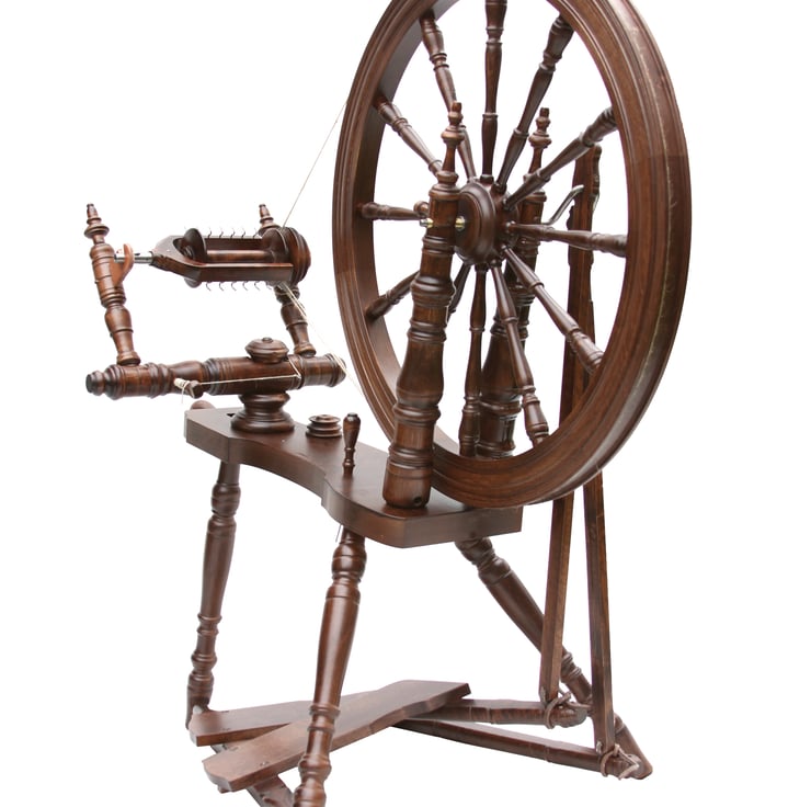 The Symphony Spinning Wheel - Mahogany - Folksy