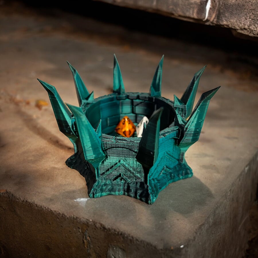 Necrolord Dice Cup Dungeons & Dragons Die H... - Folksy