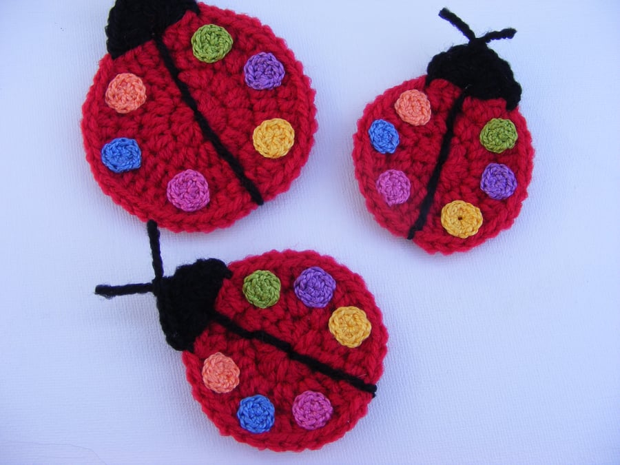 Crochet lady bird - Folksy