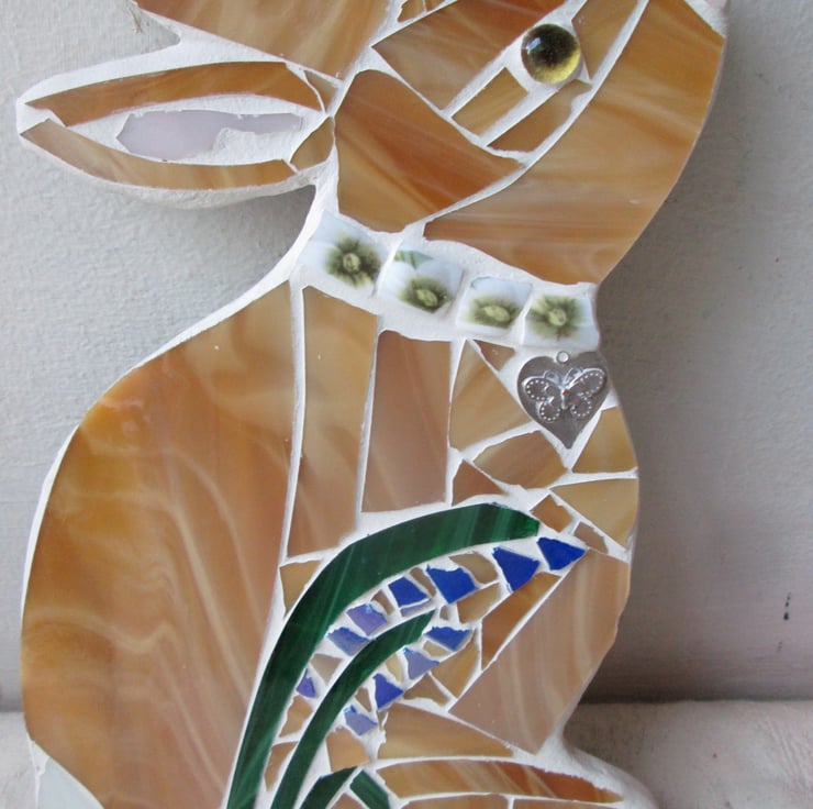 Mosaic Wild Rabbit - Folksy