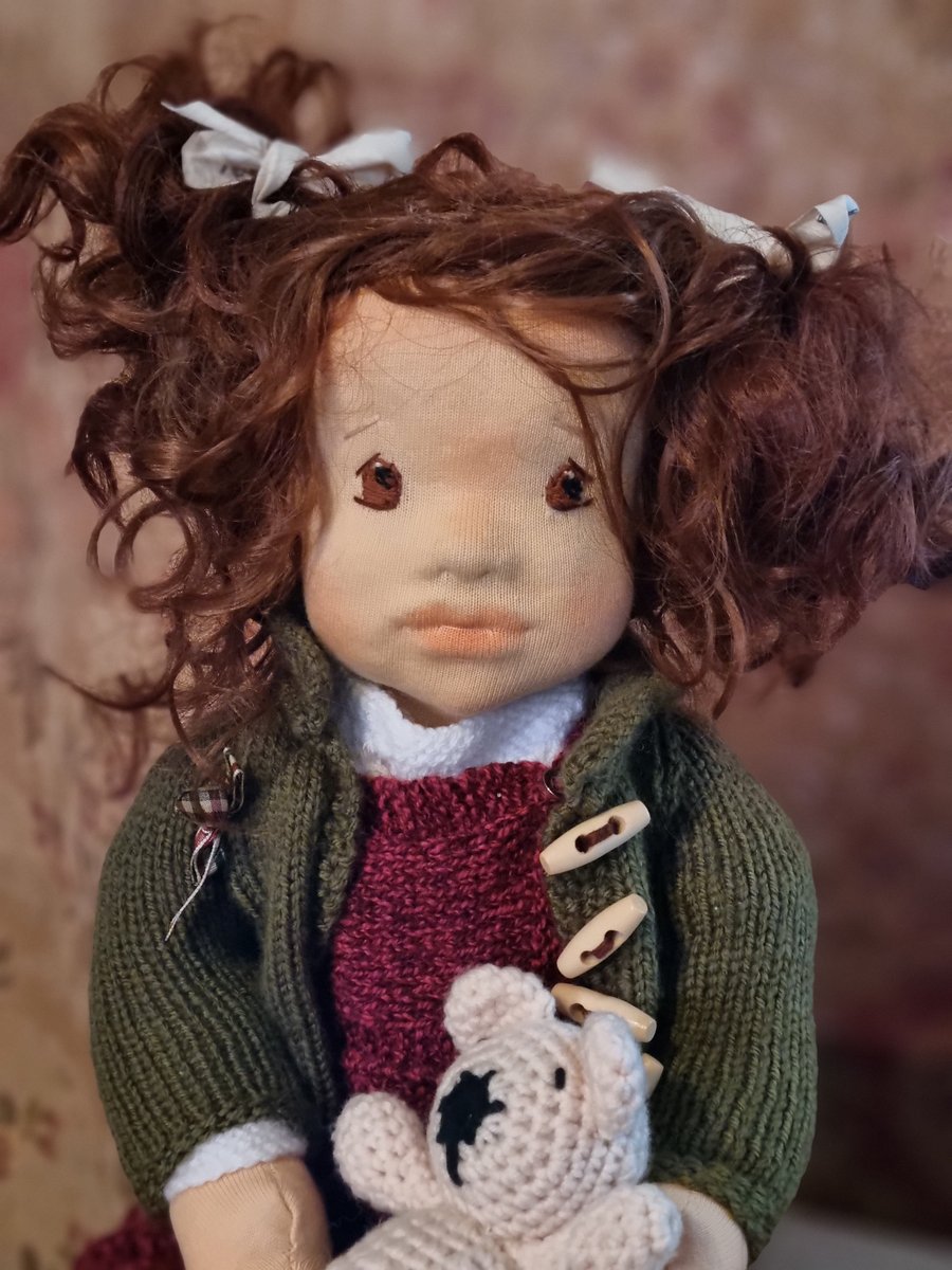 Waldorf inspired handmade doll. MABEL - Folksy