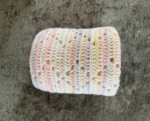 Pastel Shades Baby Blanket, Baby Girl Gift, Han... - Folksy