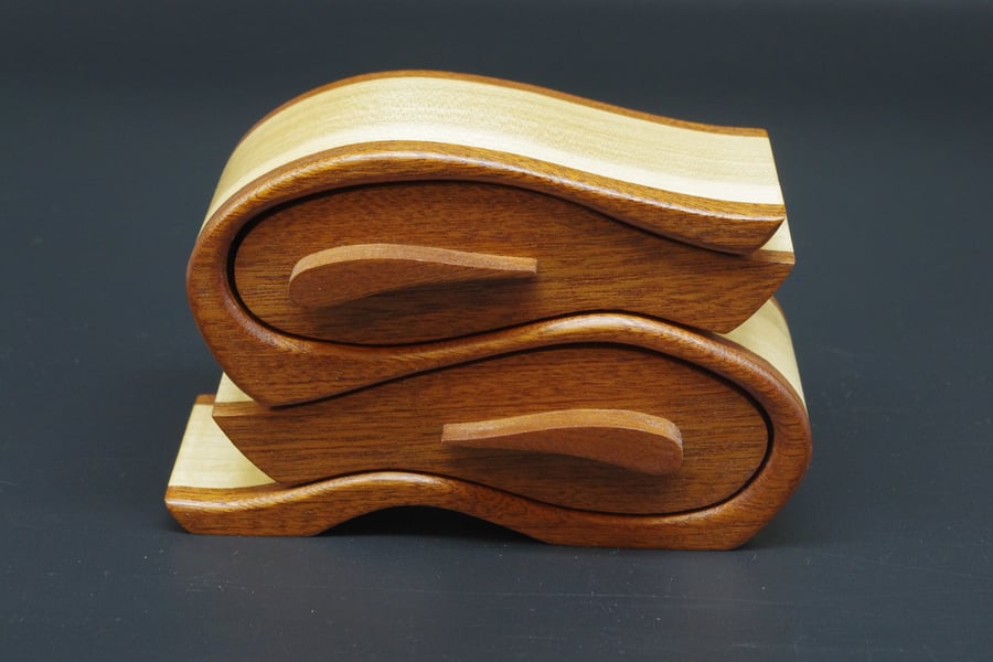 Handmade Wooden Trinket, Jewel Box. Tulip Wood ... - Folksy
