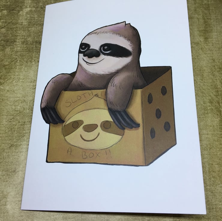 Sloth in a Box Gift Set - Folksy