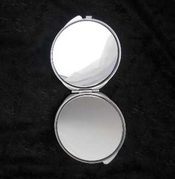 Compact mirror (bright floral) - Folksy