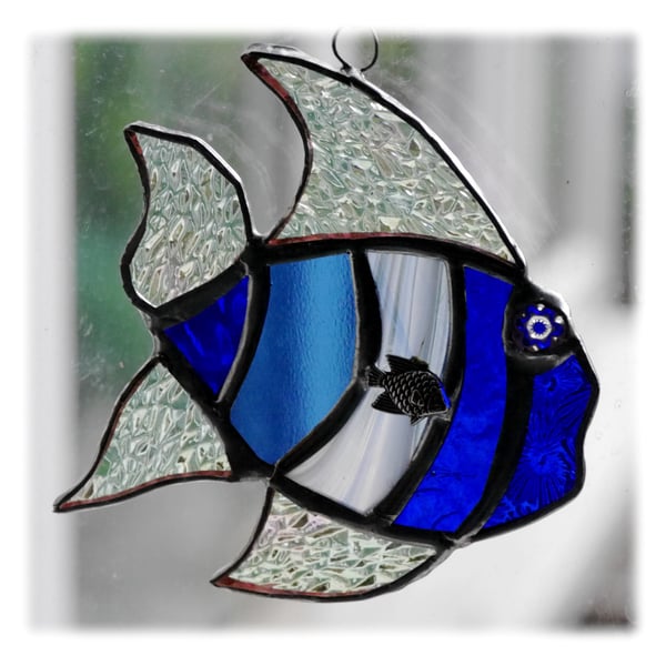 Tropical Fish Suncatcher Stained Glass Handmade... - Folksy