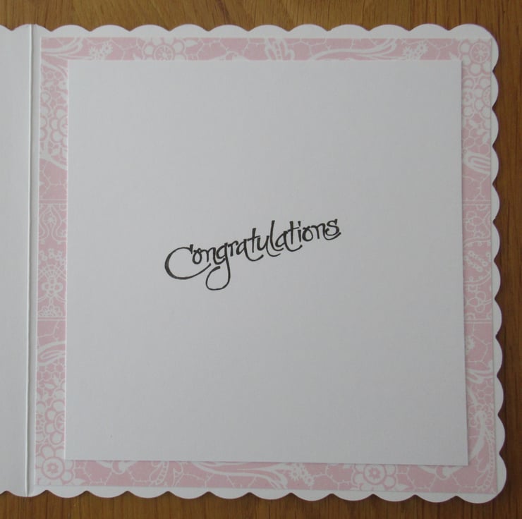 7x7" Wedding Day Card - Children Playing D... - Folksy