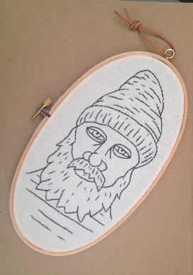 Hand Embroidered Image: - Folksy