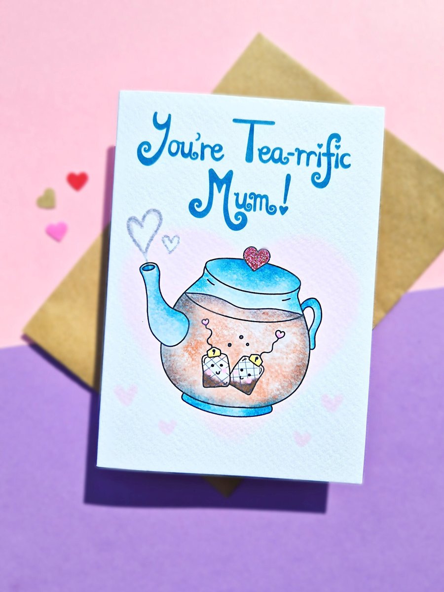 Mothers Day Card, Mum Birthday Card, You're Tea... - Folksy