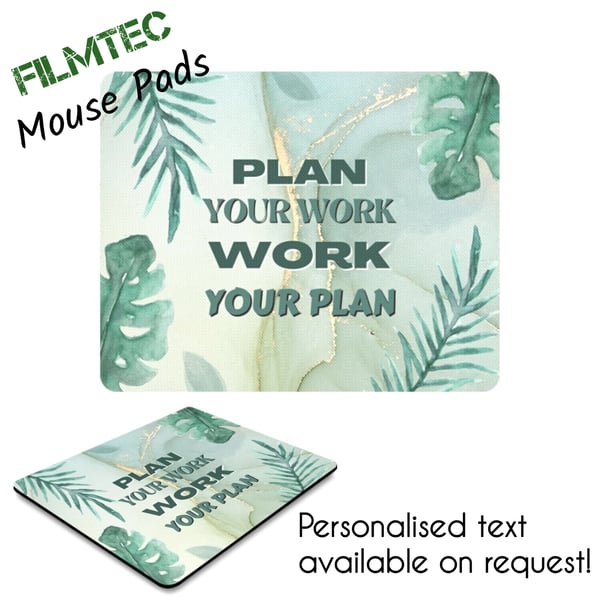 Plan Your Work Motivational Inspired Personalis... - Folksy