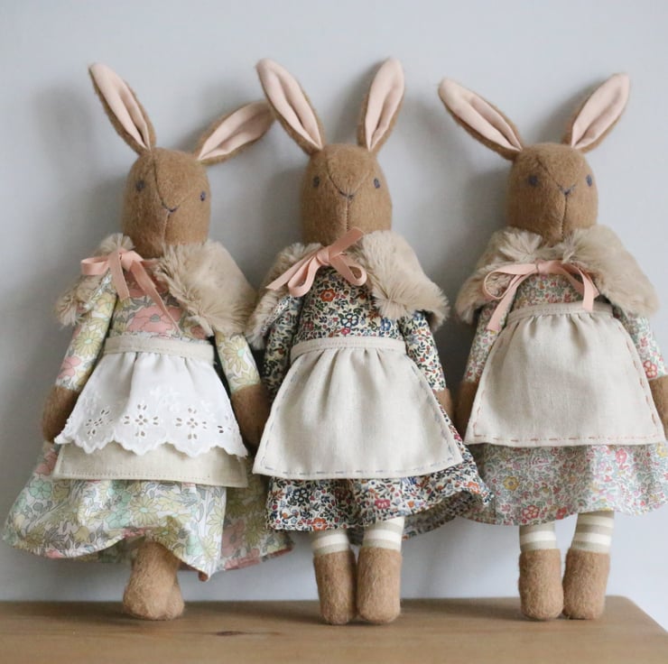 Reserved Custom Rabbit Family for Erin - Folksy