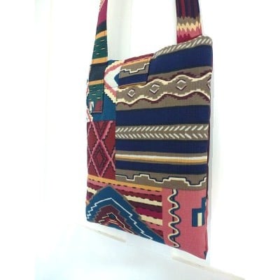 ipad or kindle lined bag - Aztec Tribal print o... - Folksy