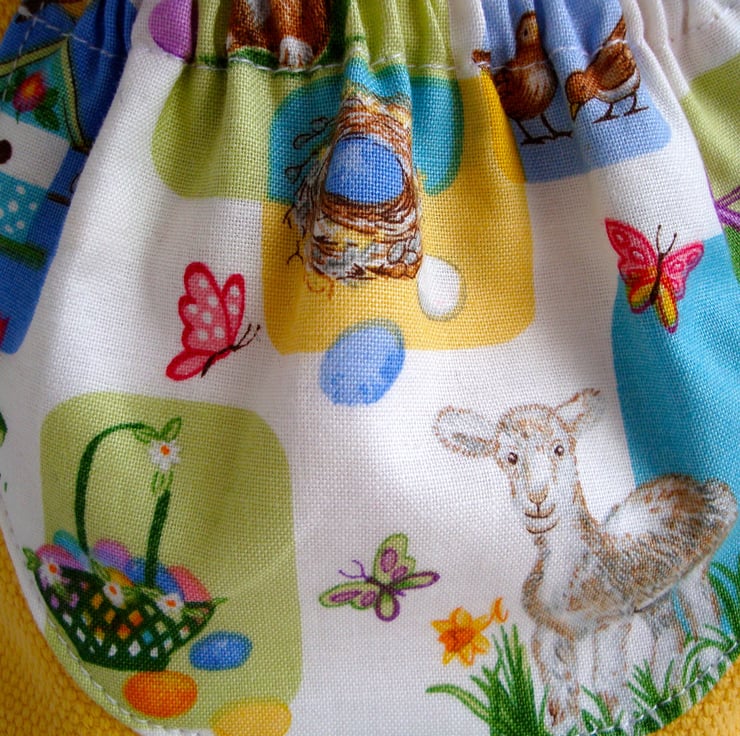 SALE Cotton Mini Bag - front pocket and purple ... - Folksy