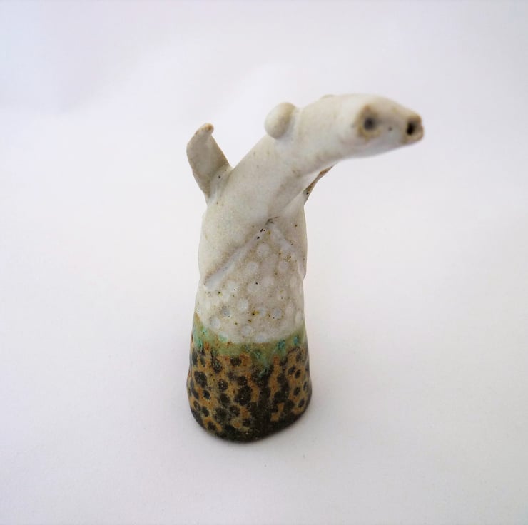 Handmade ceramic animal, one off, handmade, cla... - Folksy