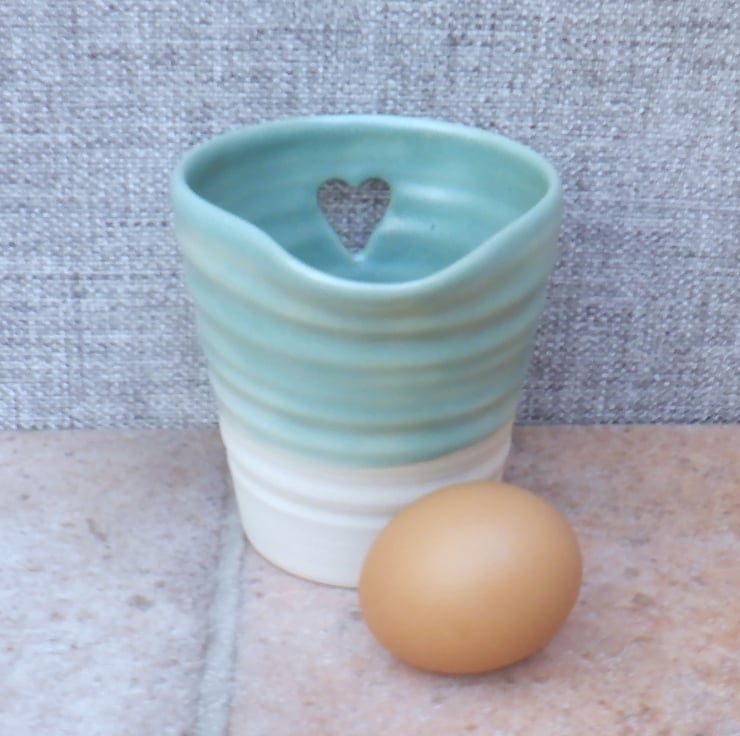 Egg separator jug wheelthrown stoneware handmad... - Folksy