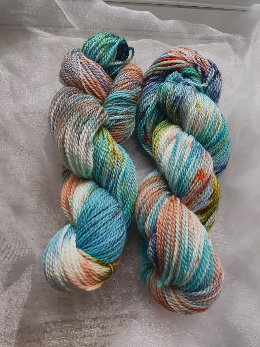 Hand dyed yarn - Folksy