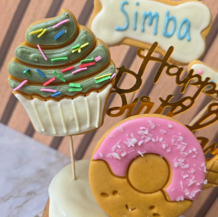 Dog Sweets and Treats Birthday Cake treat box, ... - Folksy