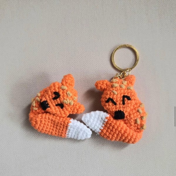 Amigurumi Keychain,Knitted Keychain,Gift for hi... - Folksy