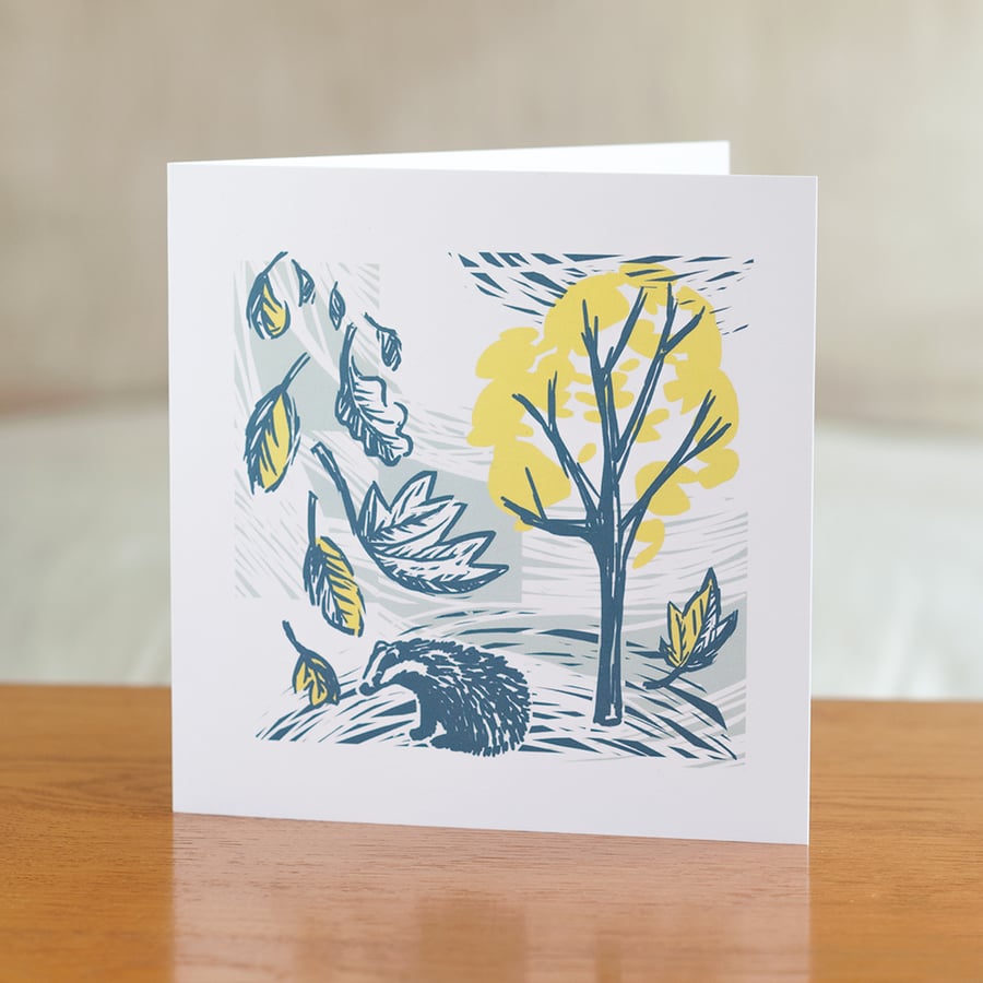 Cover Story "Wind" design greetings card - Folksy