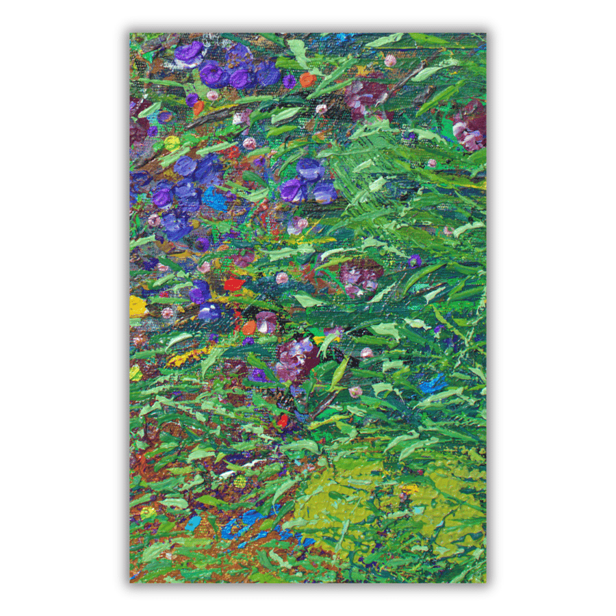 A small textured painting - letterbox gift - g... - Folksy