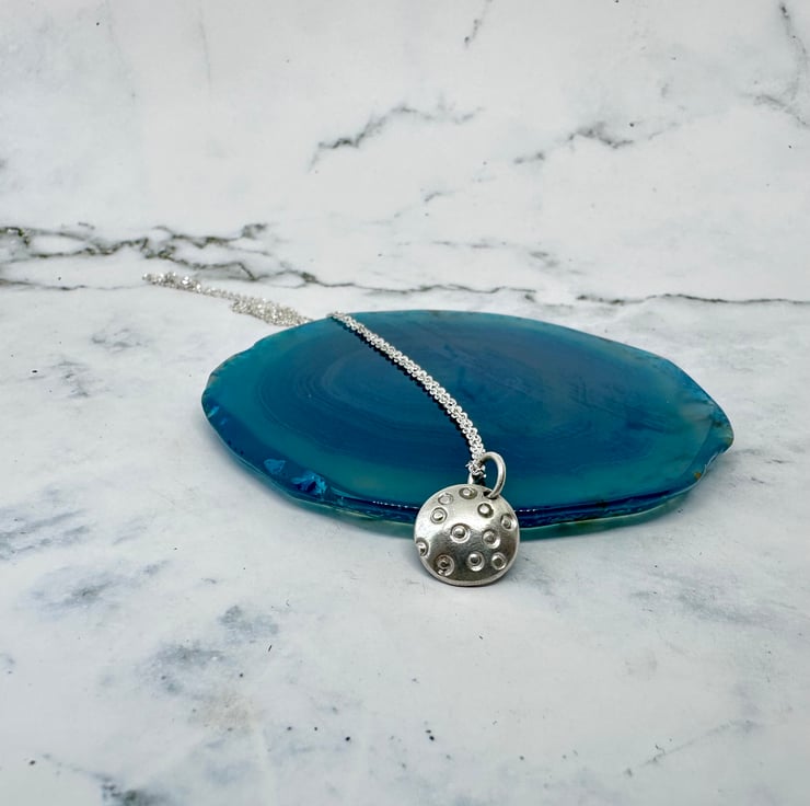 Polka dot and corkscrew silver jewellery. Uniqu... - Folksy