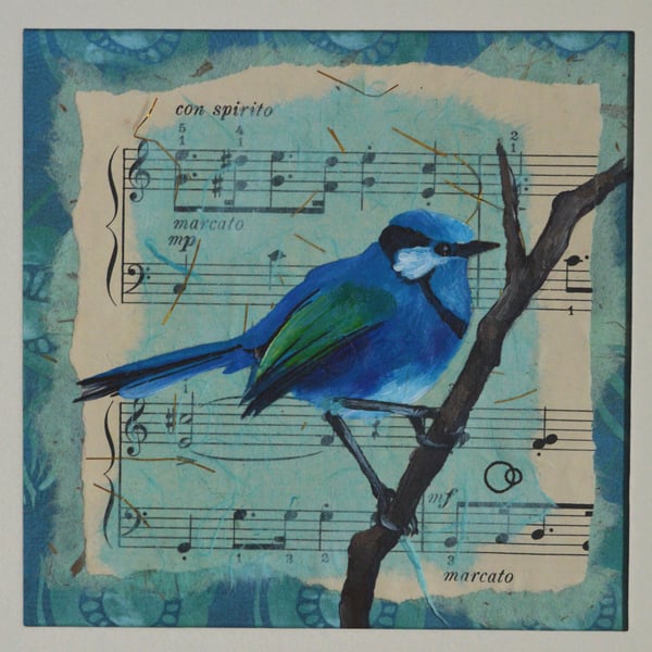 "Con Spirito" Original Hand Painted C... - Folksy