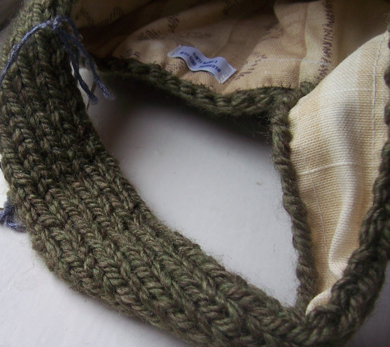 Chunky hand knitted "Loopy" tote bag ... - Folksy