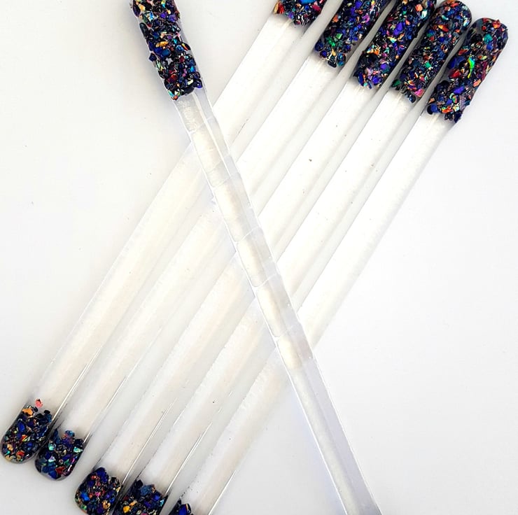 Glass Cocktail Stirrers - Folksy