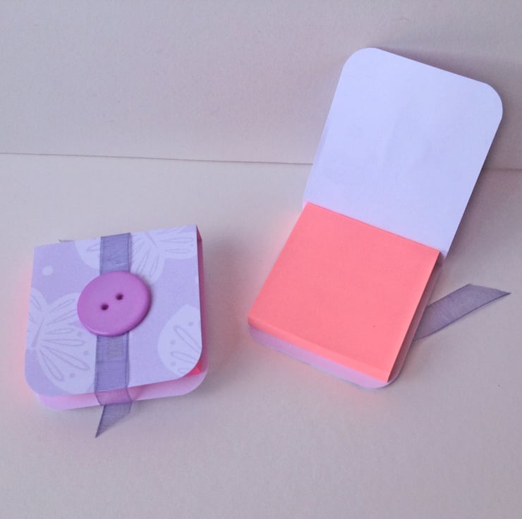 Mini Notebooks, Set of Two Handmade Notebooks - Folksy