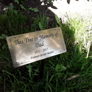 Personalised Dedication Memorial Marker Memoria... - Folksy