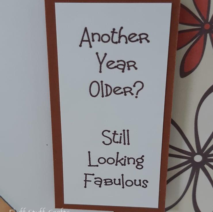 Handmade birthday card - girl in flares - Folksy