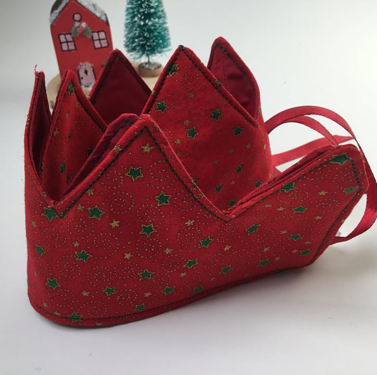 Christmas Crowns - set of four reusable crowns.... - Folksy